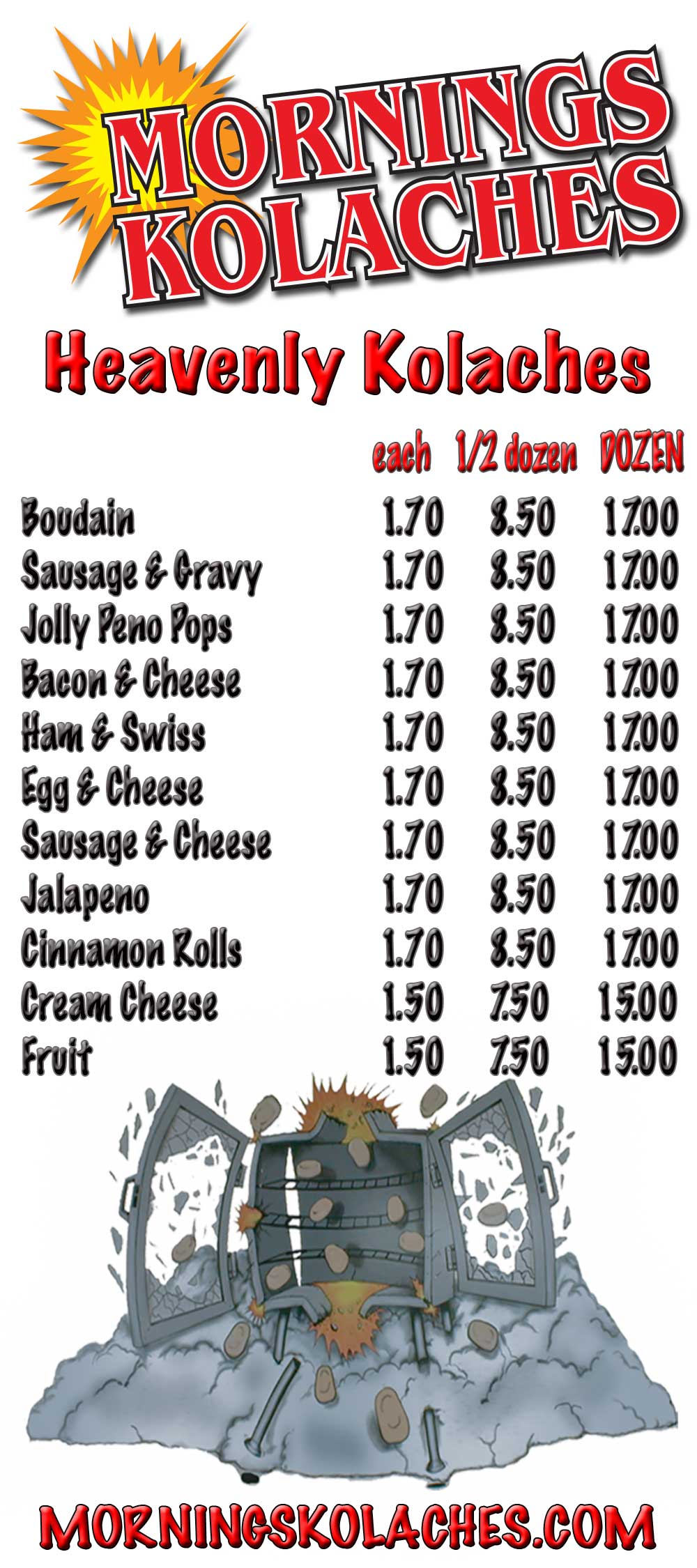 Are You Hungry For Amazing Fresh Baked Kolaches, Cinnamon Rolls, Or ...